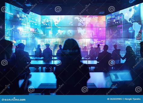 Team Analyzes Global Data Streams On Massive Video Wall Visualizing Complex Information For