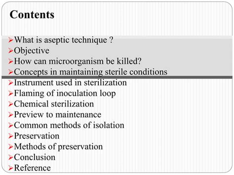 Aseptic Technique Culturing And Preservation By Likhith K PPT