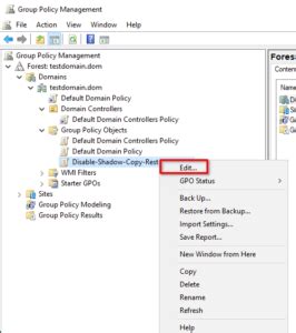 Windows Fileserver Shadow Copy Versioning Disabling The Restore Button Random IT Blog