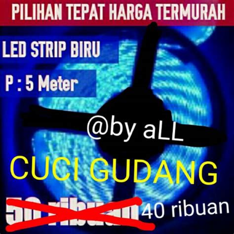 Jual Lampu Led Strip Dc 12 Volt Shopee Indonesia