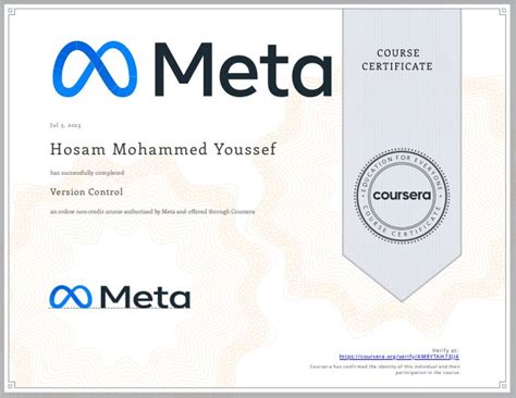 Hosam Mohamed On Linkedin Im Happy To Share That Ive Obtained A New Certification Version