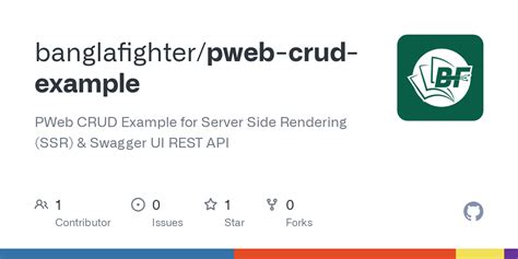 GitHub Banglafighter Pweb Crud Example PWeb CRUD Example For Server
