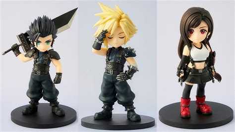 Final Fantasy Vii Rebirth Zack Tifa Cloud Chibi Figures Appear Siliconera