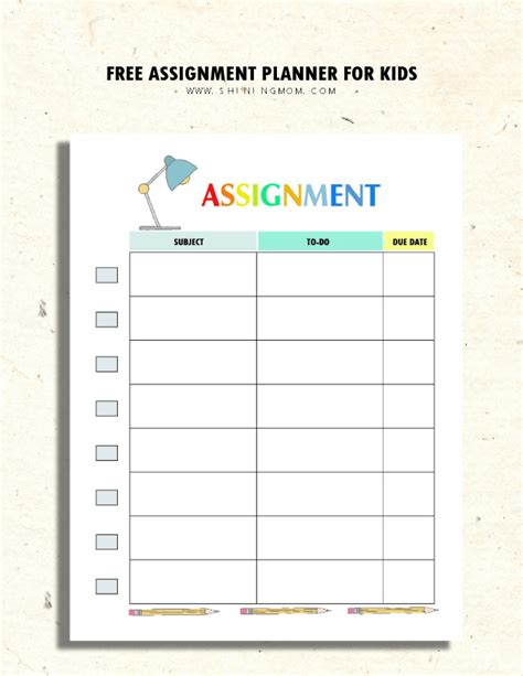 200 Printable Academic Planners For Free Download