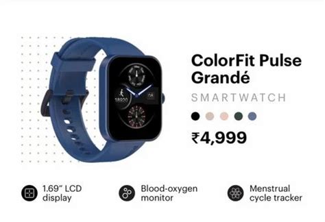 Square Noise Colorfit Pulse Grand Smart Watch At Best Price In Siliguri