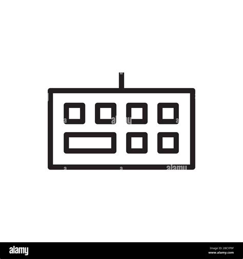 Keyboard Keypad Vector Icon Illustration Stock Vector Image And Art Alamy