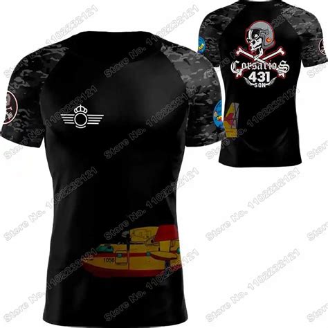 Camiseta Corsarios Ala 431 Espa Ola Para Hombre Camisas Ej Rcito Del