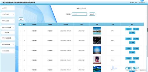 Java毕业设计基于微信平台的大学生时间规划管理小程序设计 附源码 Csdn博客