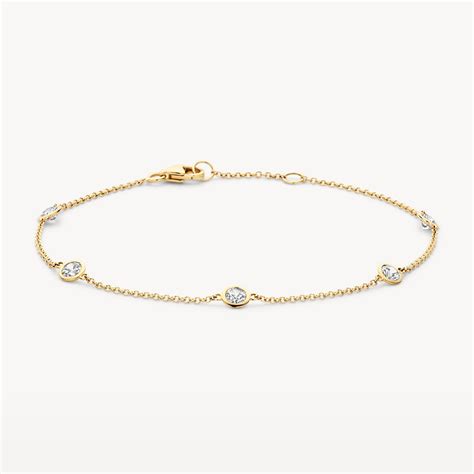 14k Geelgoud Armband Blush Jewels 2238yzi Blush Gold Jewels