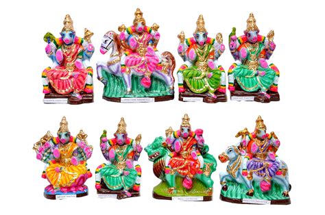 Buy Arts And Handicrafts Clay Ashta Varahi Navarathri Golu Dolls