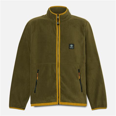 Polar Fleecejacke Mit Durchgehendem Reißverschluss Für Herren In Grün