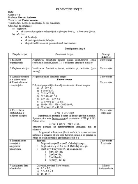 Factor Comun Pdf