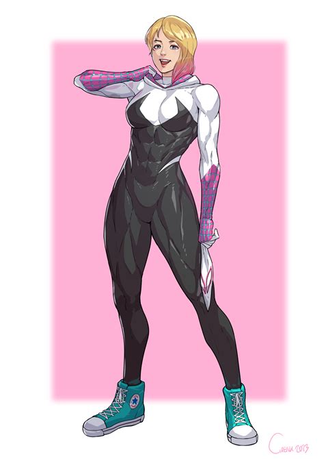 Spider Gwen And Gwen Stacy Marvel And 4 More Drawn By Cirenk Danbooru