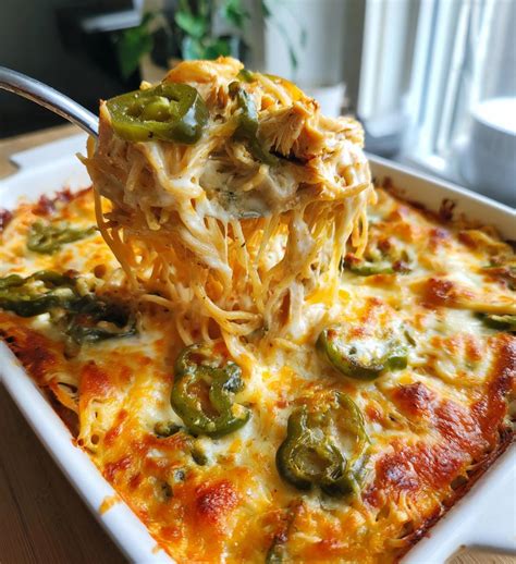 Spicy Southern Cheesy Chicken Spaghetti Casserole Delight Vihaad Recipes