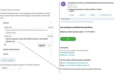 Customize Email Templates For The Hybrid Calendar Service