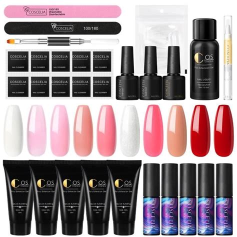 COSCELIA pcs Manucure Vernis à Ongles Semi Permanent Ongles