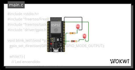 Freertos1 Wokwi Esp32 Stm32 Arduino Simulator
