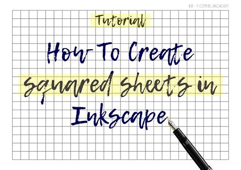 How To Create Squared Sheets In Inkscape