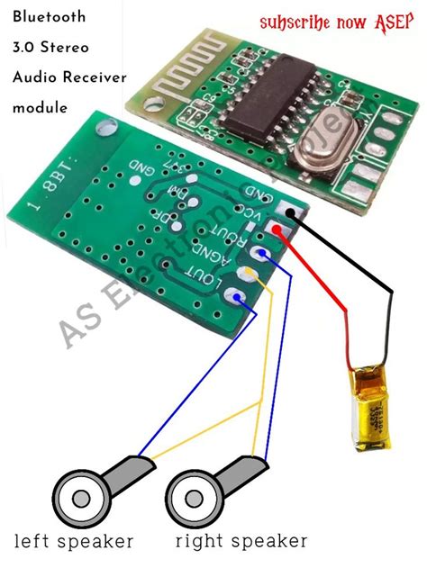 Bluetooth 30 Stereo Audio Receiver Module Electronics Projects Diy