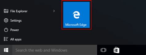3 Ways To Access Microsoft Edge In Windows 10