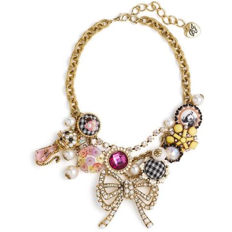 Vintage Betsey Johnson Bow Necklace