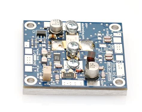 High Gain 35w Wideband Vhf Pallet Amplifier 24 65v