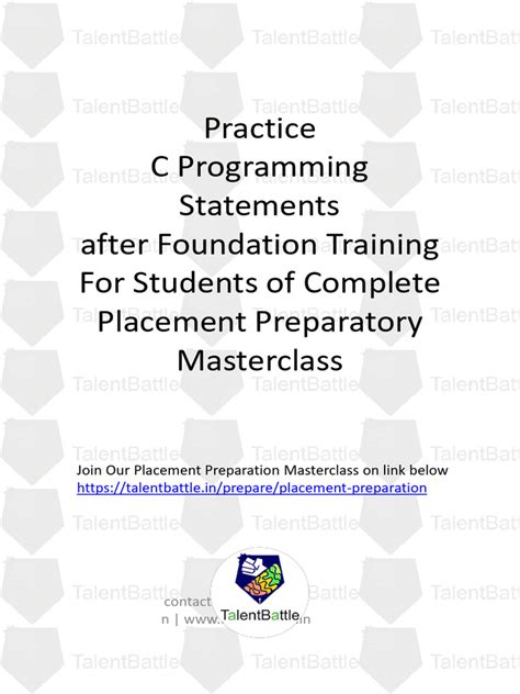 C Programming Practice Questions Pdf