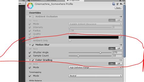 cinemachine and motion blur pops with cuts unity engine unity