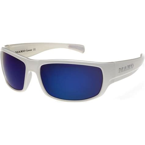 Mako Escape White Clearglass Blue Mirror Polarised Zip