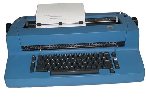IBM Selectric II On The Typewriter Database