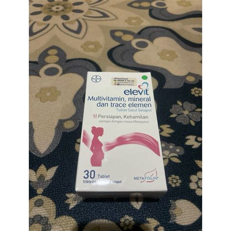 Jual Elevit Multivitamin Mineral Dan Trace Elemen Isi 30 Tablet