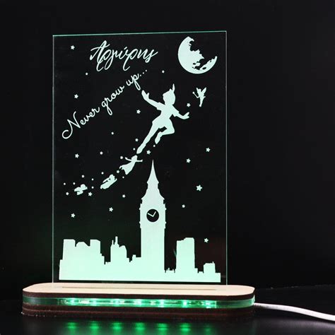 Plexiglass Φωτιστικό Δωματίου με όνομα Πίτερ Παν Beyond Lines