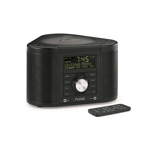 Pure Chronos Series 2 FM DAB Digital Radio Alarm Clock With CD Player