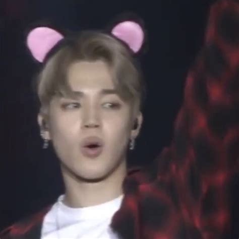 Jimin Jiminie Minie Mini Lq Icon Concert Soft Baby Cute Cat Ears