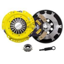 Act Heavy Duty Race 4 Pad Clutch Kit W Act Flywheel Sprung Brz