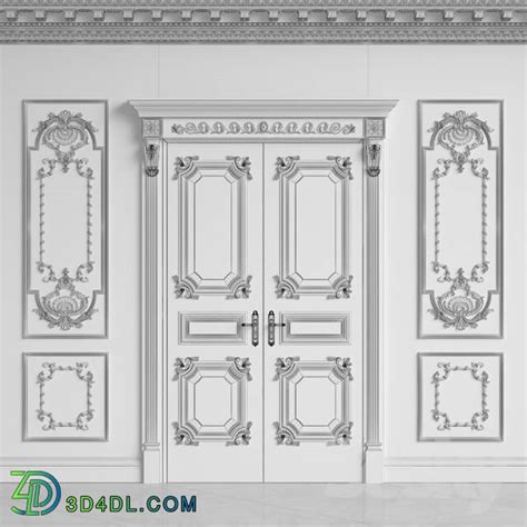 دانلود آبجکت Decorative Plaster Classic Interior Decor 2 مرجع