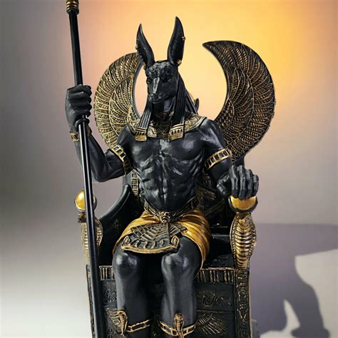 Egyptian Anubis Statue With Images Anubis Statue