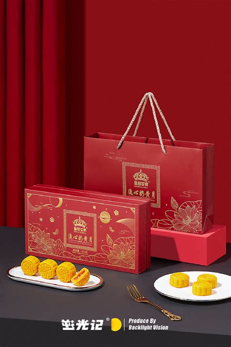 奶黄流心月饼 月饼礼盒拍摄会炒菜的谈师傅 站酷zcool