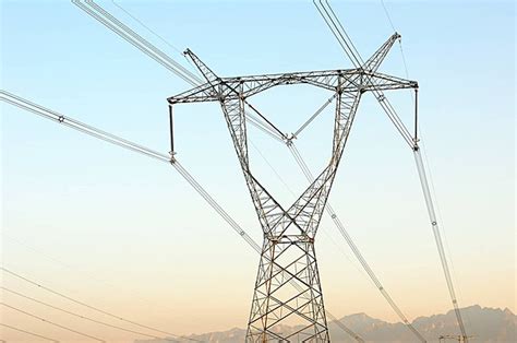 High Voltage Transmission Lines Architecture Tower Risk Photo