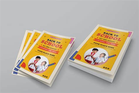 Back To School Flyer Tempate Graphic Templates Envato Elements