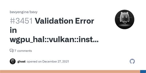 Validation Error In Wgpu Hal Vulkan Instance When Resizing Window