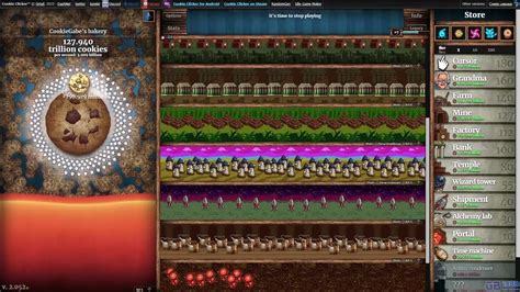 Cookie Clicker Gameplay 13 V2052 Update Youtube