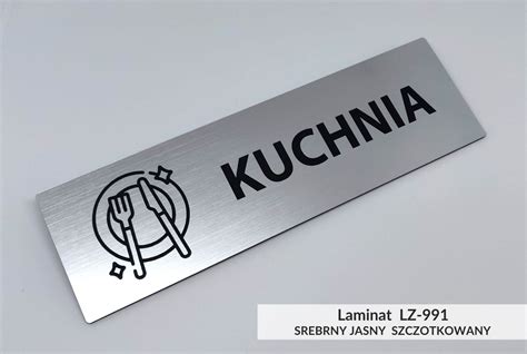 Tabliczka Informacyjna Grawerowana DOWOLNY TEKST 20 X 6 CM Grawer