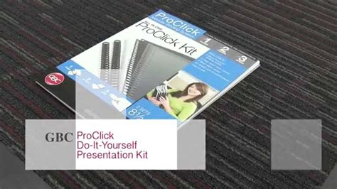 Gbc Proclick Do It Yourself Presentation Kit Youtube