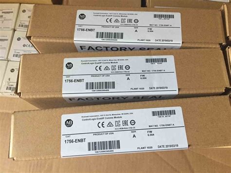New Sealed Allen Bradley Plc 1756 Enbt Controllogix Ethernet Ip 10 100 Bridge Wooplc