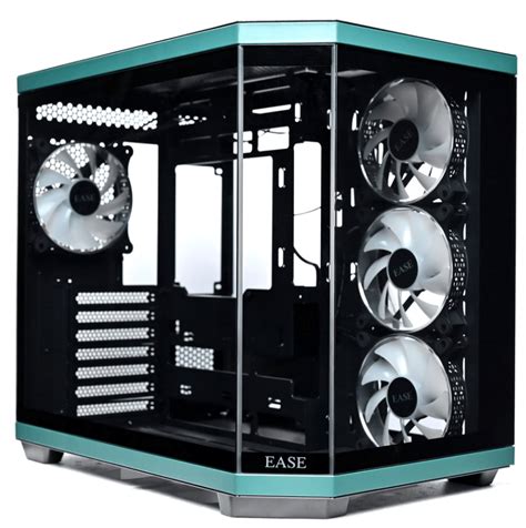Ease Ec124b Pro Cube Pc Case With 4x Argb Fans Amd House Pc Gaming