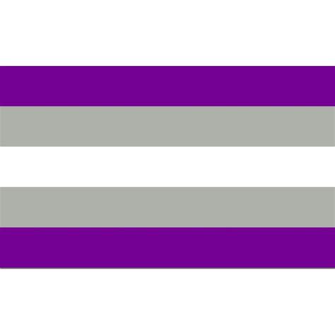 Greysexual Pride Flag 3x5 Grey Ace Flag With Grommets Pegasus Pride