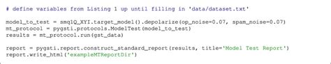 model testing and report generation download scientific diagram