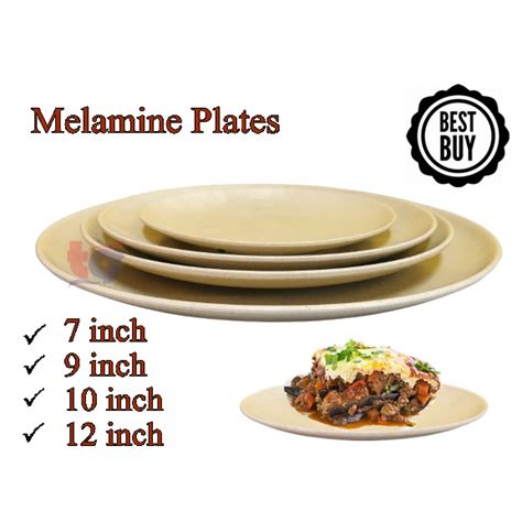 High Quality Plain Melamine Plate Melamine Plate Kfc Dinner Plate