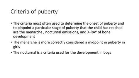 Puberty Advanced Developmental Psychology Ppt